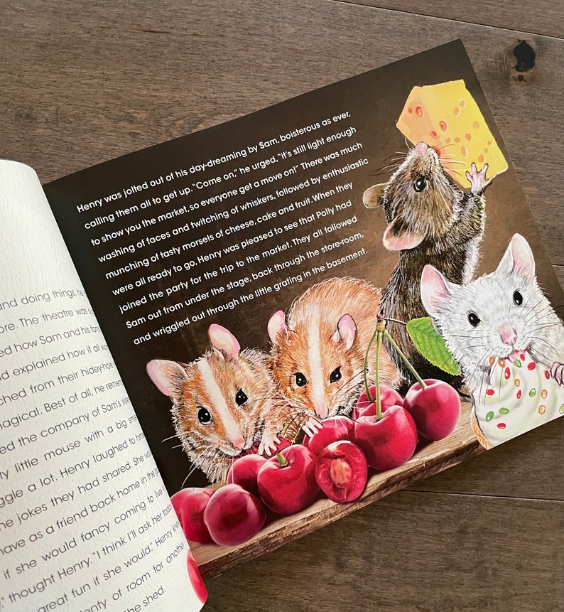 Illustrated Childrens Book Mouse Adventures Making Friends - Etsy
