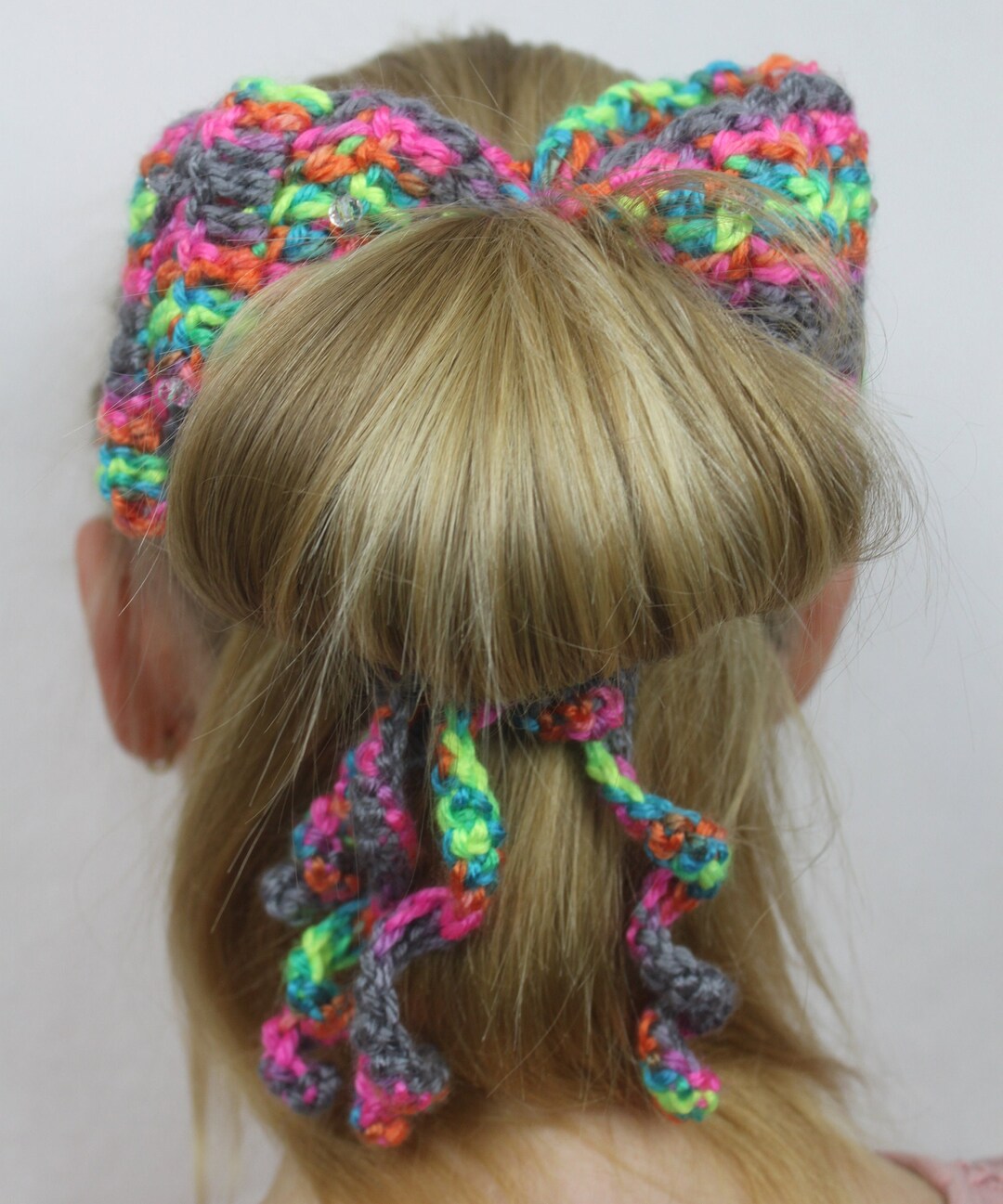 Crocheted Elastic Loop, Girl, Teen, Young Woman READY TO SHIP - Etsy