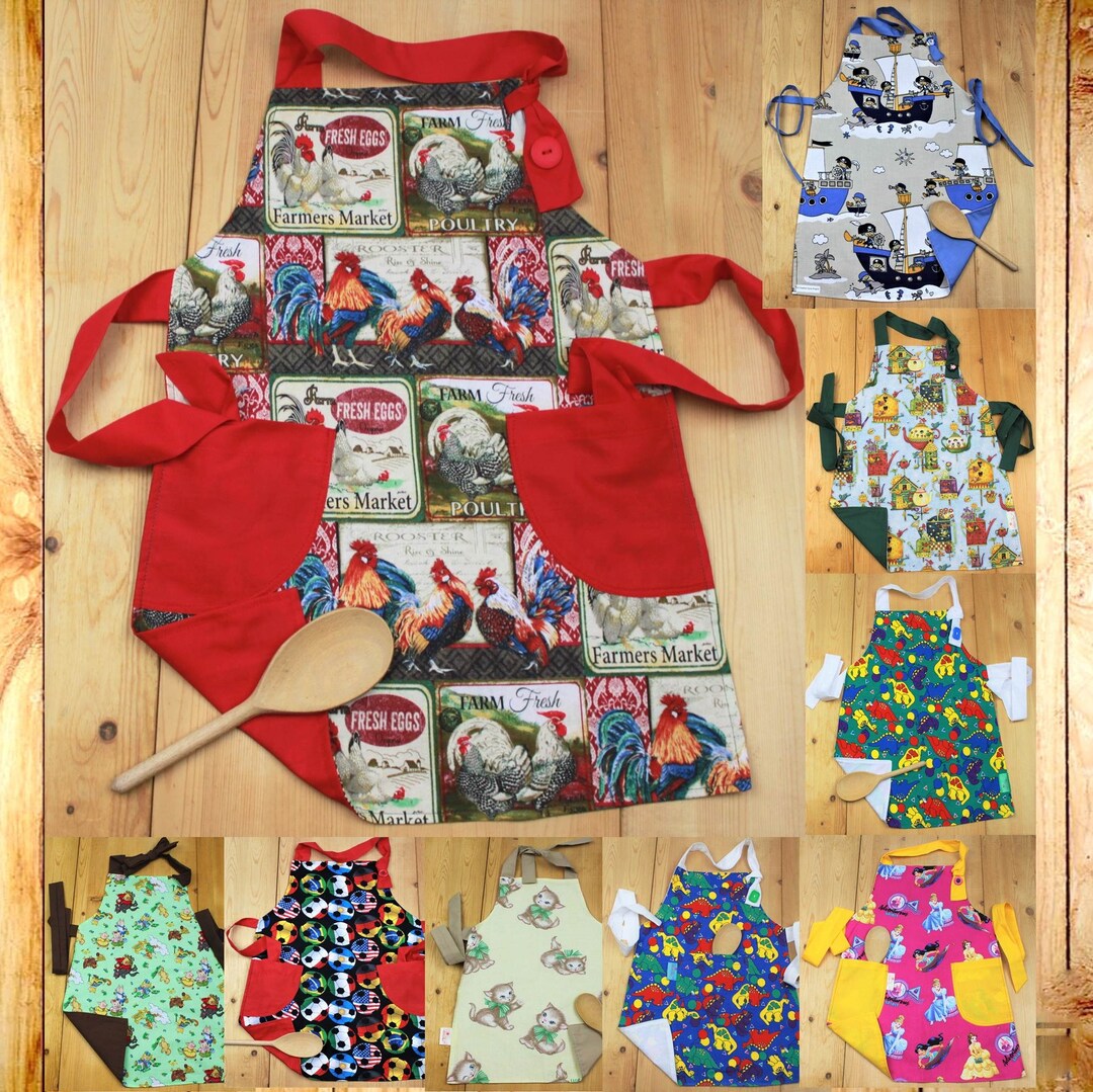 Apron for Children Aged 3 to 6 Years Cooking DIY Garden - Etsy