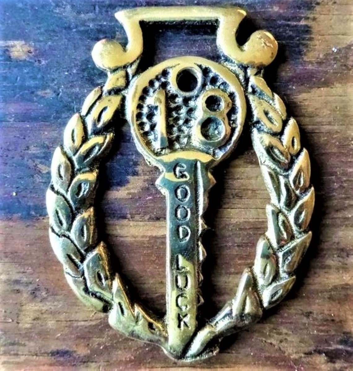 Vintage English 18th Birthday Key Horse Brass Martingale - Etsy UK