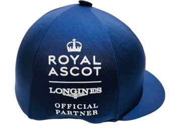 Riding Hat Cover Equestrian Horse Skull Cap Cover Navy and | Etsy