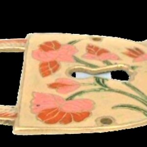 Padlock Shape Wall Mounted Hand Painted Ceramic Solid Brass Key Hooks ...