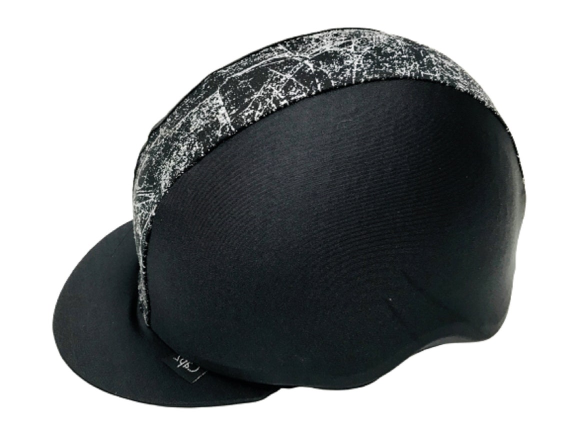 Riding Hat Cover Equestrian Horse Skull Cap Cover Black Aand - Etsy UK