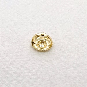 14K Gold Threaded Earring Back With 6.3 Mm Pad Screw Backs - Etsy