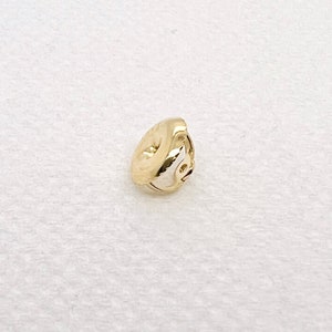 14K Gold Threaded Earring Back With 6.3 Mm Pad Screw Backs - Etsy