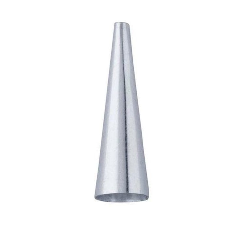 Sterling Silver Bead Cone End Caps: Tassel Findings (12.7x2.4mm - 25 ...