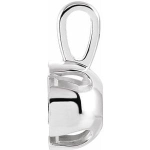 14K Gold Round Solitaire Bezel-set Pendant Mounting Available - Etsy