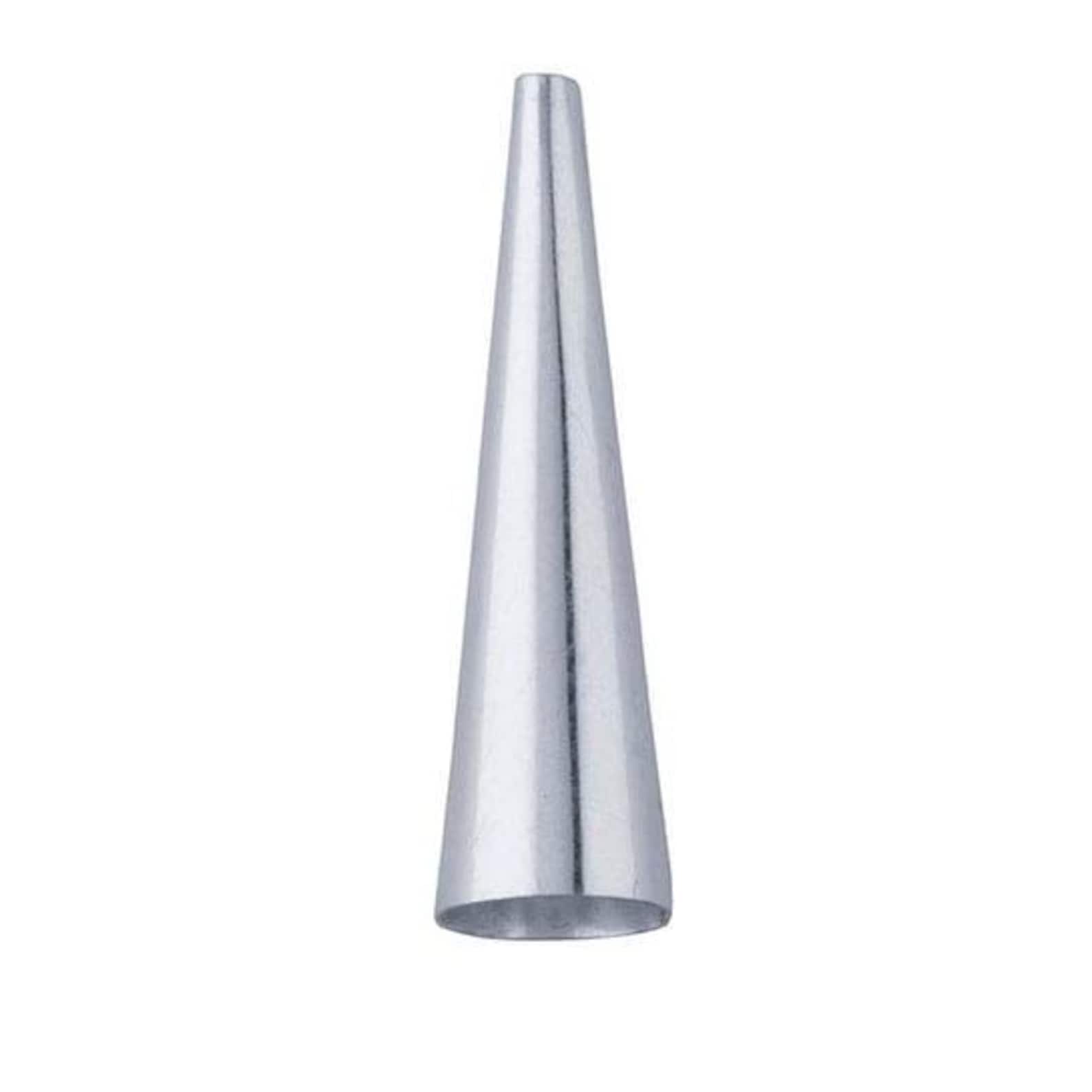 Sterling Silver Bead Cone End Caps: Tassel Findings (12.7x2.4mm - 25 ...