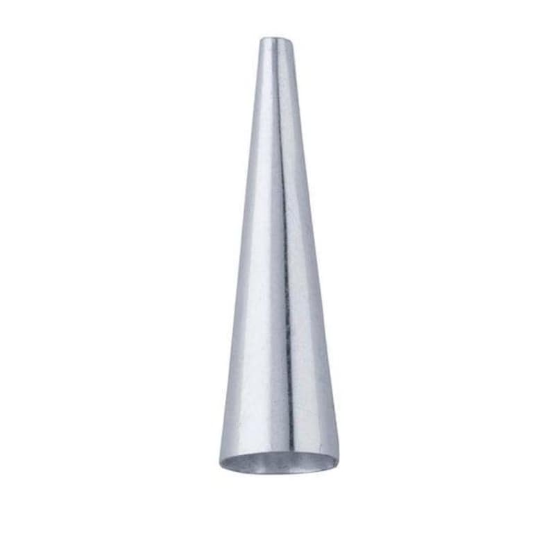 Sterling Silver Bead Cone End Caps: Tassel Findings (12.7x2.4mm - 25 ...
