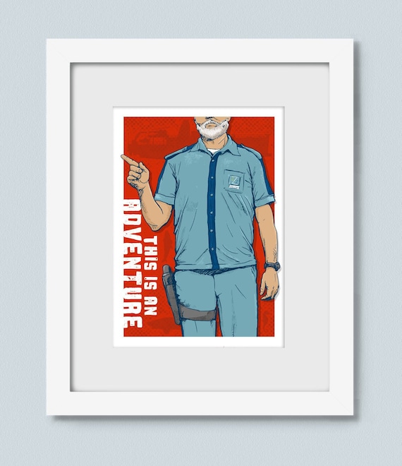 This is an Adventure Art Print Wall Art Life Aquatic | Etsy