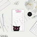 A Cute Black Cat SHOPPING LIST Insert for Your Personal Planner_cat Pdf ...