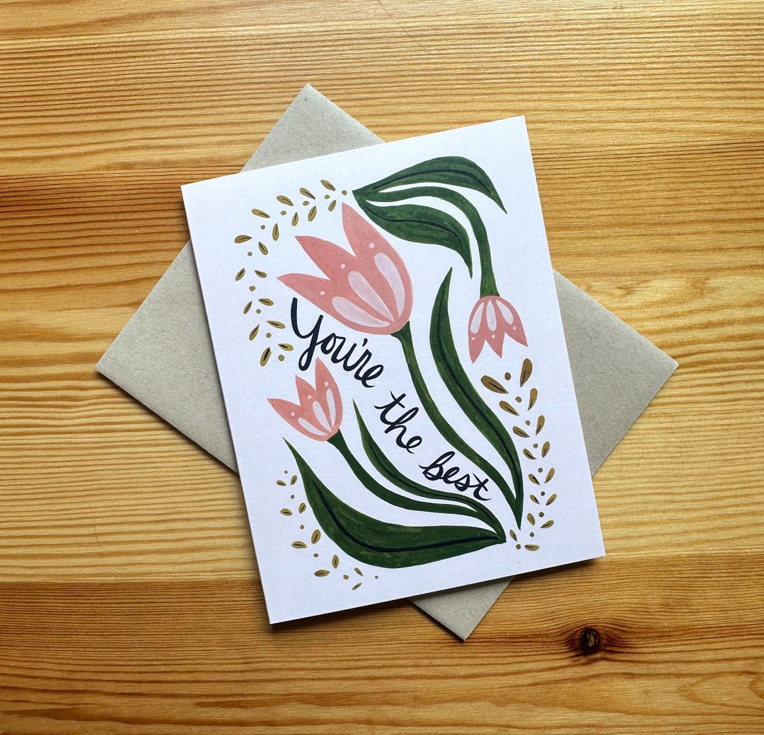 You're the Best // Greeting Card - Etsy
