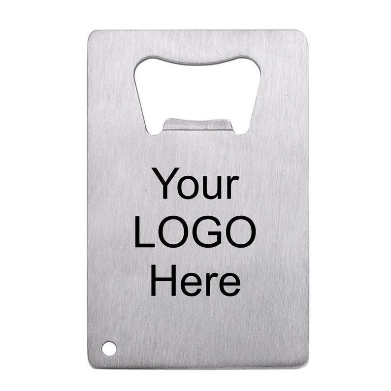 Personalized Credit Card Bottle Opener Wallet Size Bottle | Etsy