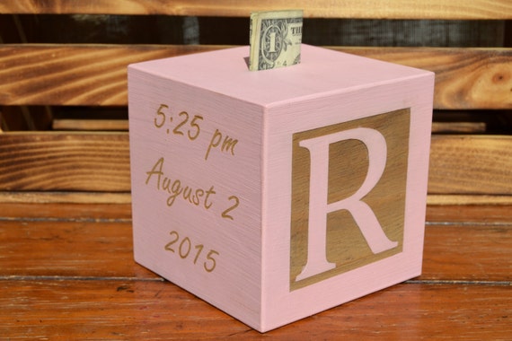 Baby Bank Personalized Baby First Birthday Newborn Baby Gift | Etsy