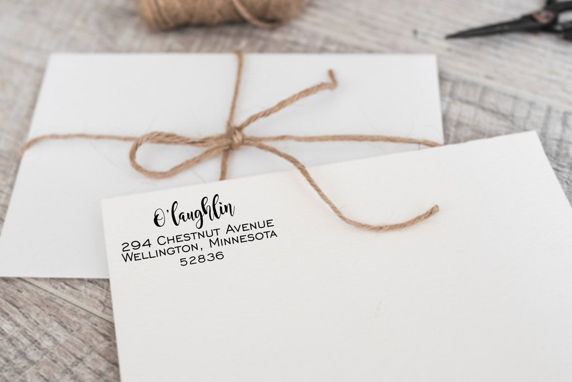 Custom Return Address Stamp, Self Inking, Return Address Stamp ...