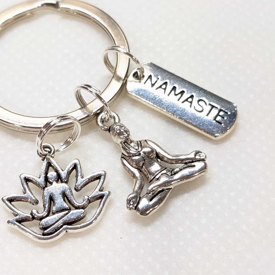 Buddhism and Yoga Keychain, Enlightenment, Buddhism, Birthday Gifts ...