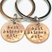 Personalized Roommate Keychain Set, Room Number Keychains, College ...