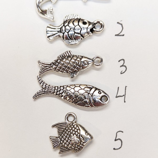 Fish Charms - Etsy