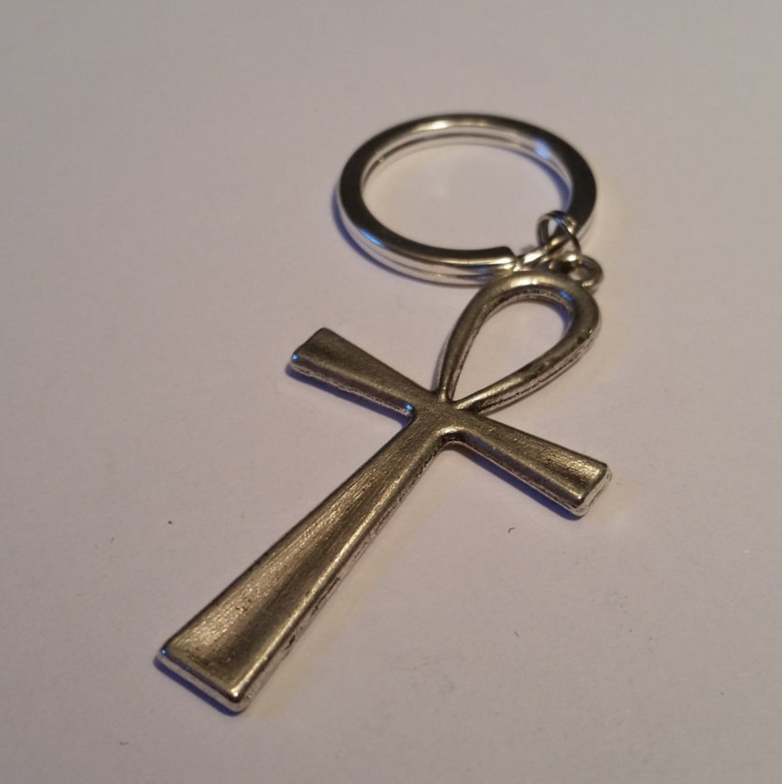 Ancient Egyptian Ankh Cross Silver Keychain Gift Antique | Etsy
