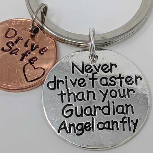 Never Drive Faster Than Your Guardian Angel Can Fly - Etsy