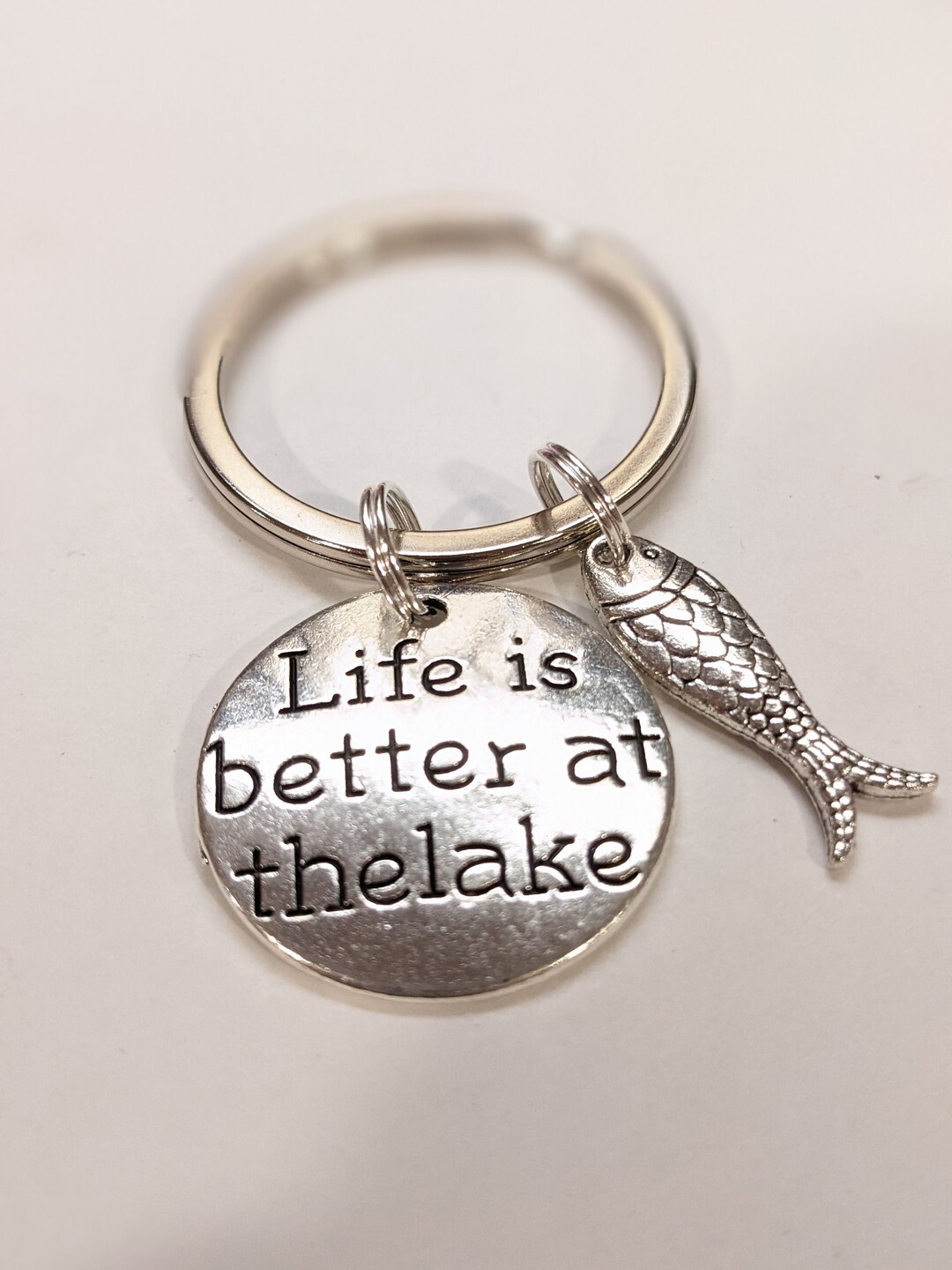 Keychains, Life is Better at the Lake Keychain, Vacation Home, Lake ...