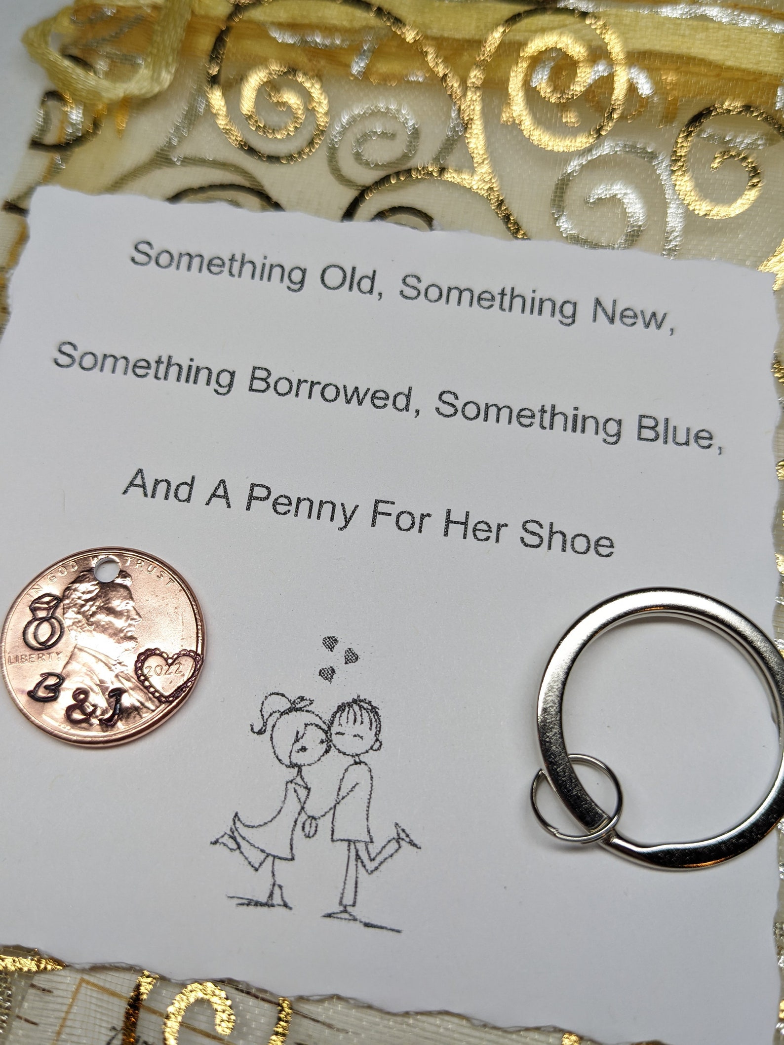 Personalized Wedding Day Lucky Penny Lucky Penny for Her - Etsy