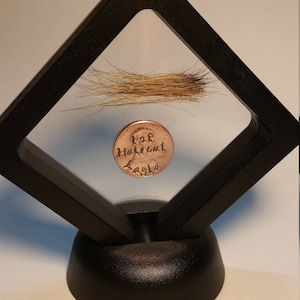 First Haircut Keepsake Gift, Custom Penny in Floating Frame, Keepsake ...