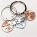 Besties Keychain, Gift, Matching Friend Keychains, Split Heart Best ...