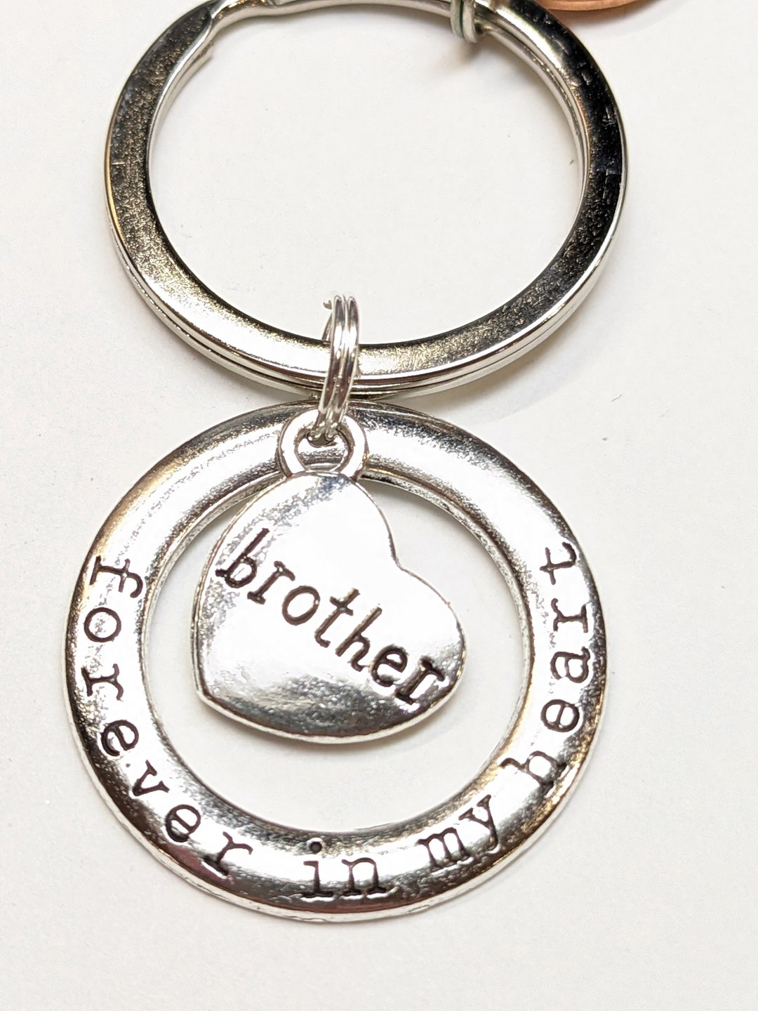 Brother Custom Remembrance Keychain, Loss of Brother, Forever in My ...