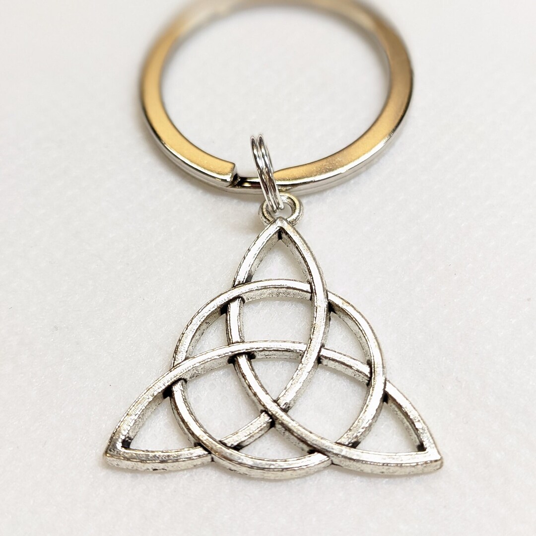 Christian Holy Trinity Keychain, Air, Water, Earth, Celtic Symbol ...