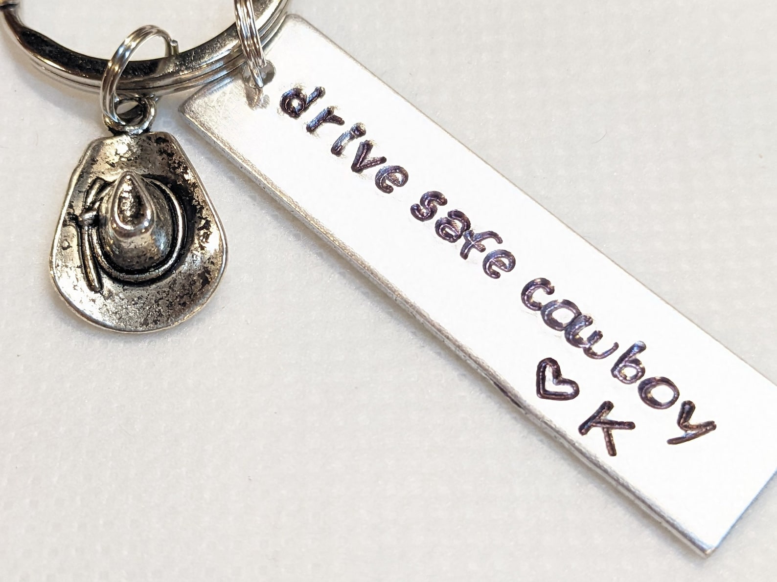 Personalized Cowboy Keychain, Western Gift, Gift for Men, Cowboy Hat ...