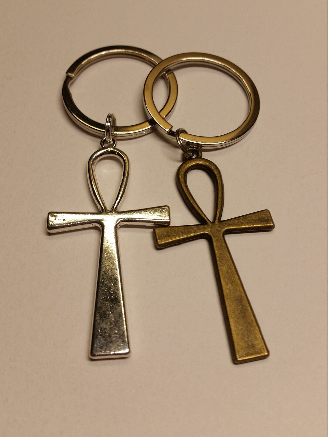 Ankh Cross Key Chain, Ankh Cross, Gothic Cross Keychain, Christian ...