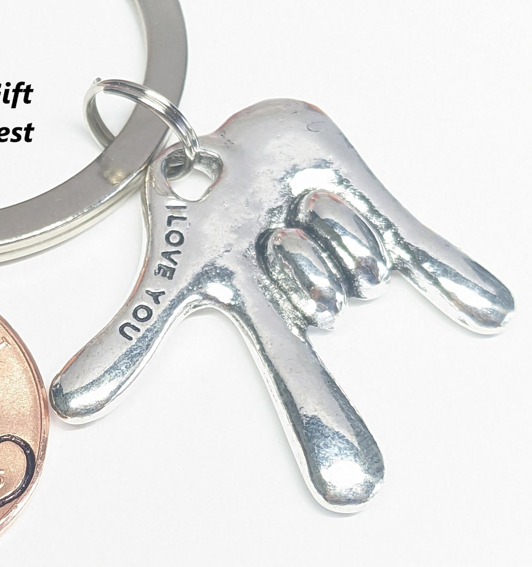 Love Hand Sign Language Charm Add on for My Shop to Add to Another Item ...