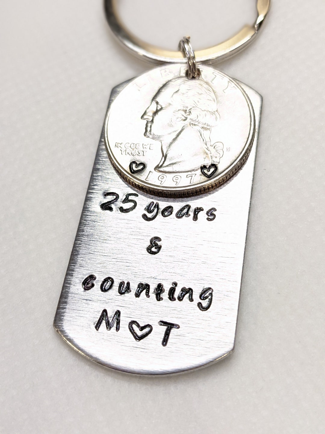 Personalized 25th Anniversary, Silver Anniversary Gift, Custom Gift, US ...