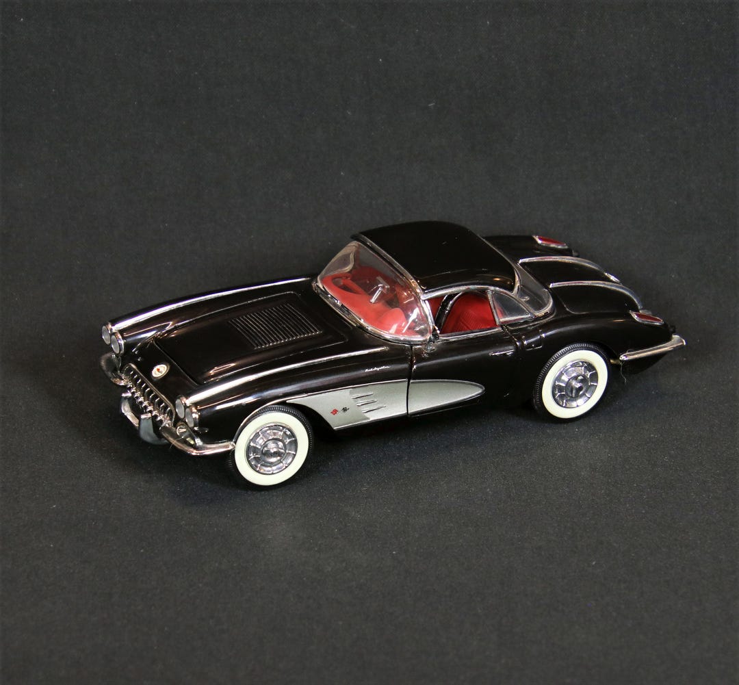 1958 Chevrolet Corvette 1:24 Scale Franklin Mint Die-cast Model Car - Etsy