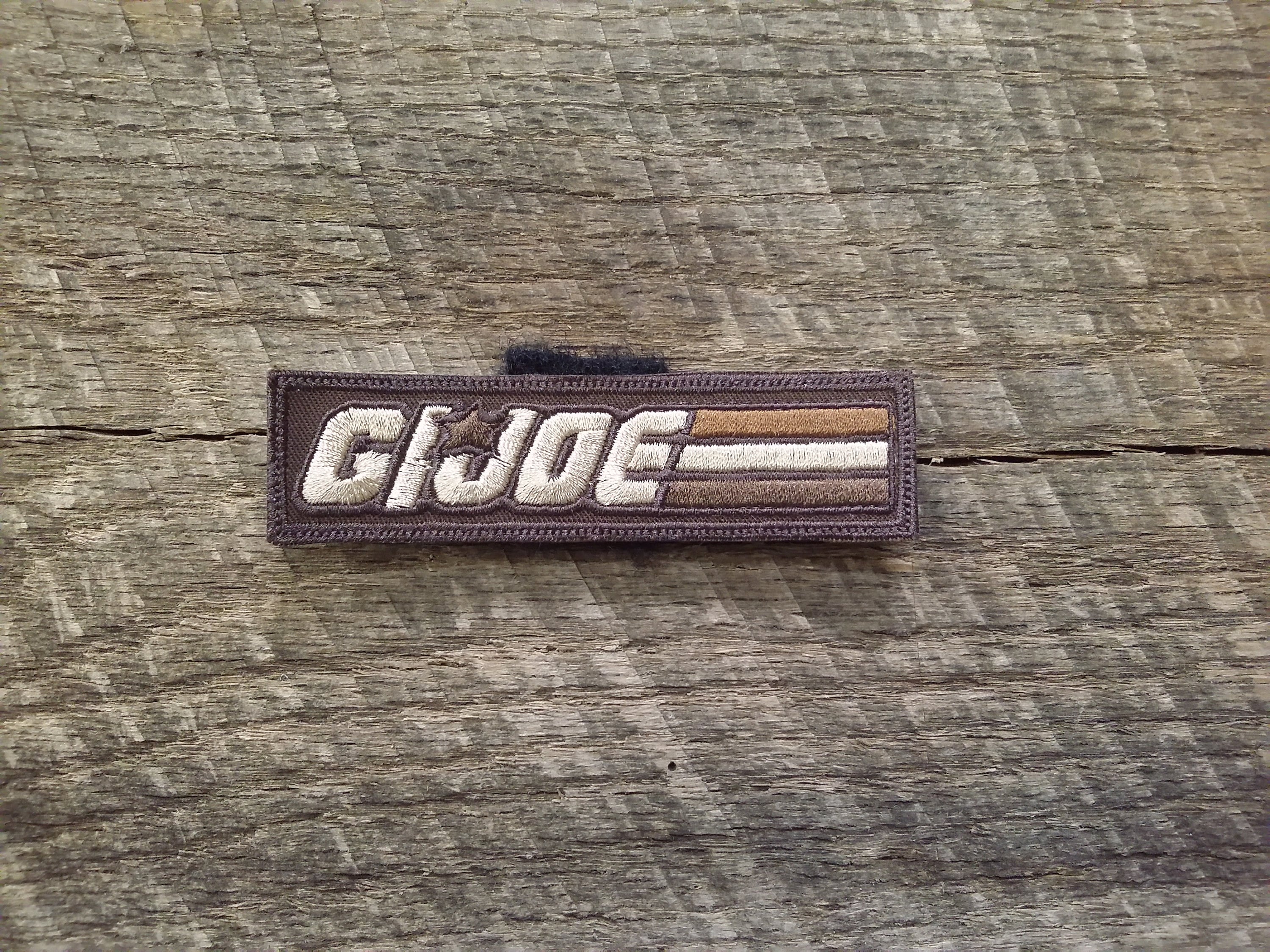 GI Joe Embroidered Logo Patches - Etsy