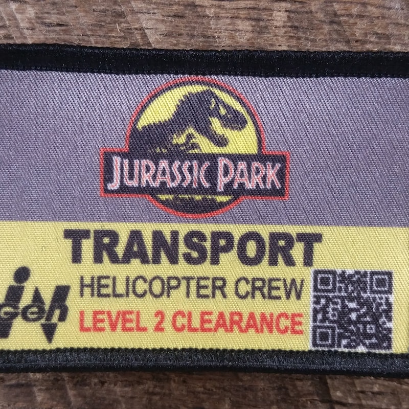 Jurassic Park Patch Ingen - Etsy