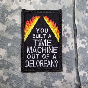 Back to the Future Embroidered Patches - Etsy