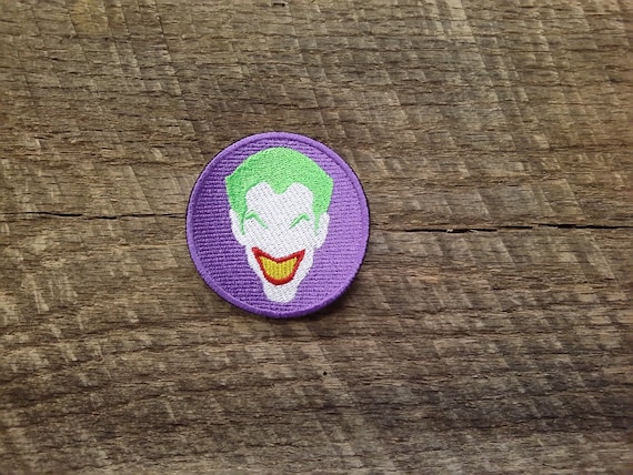 The Joker Embroidered Patch - Etsy