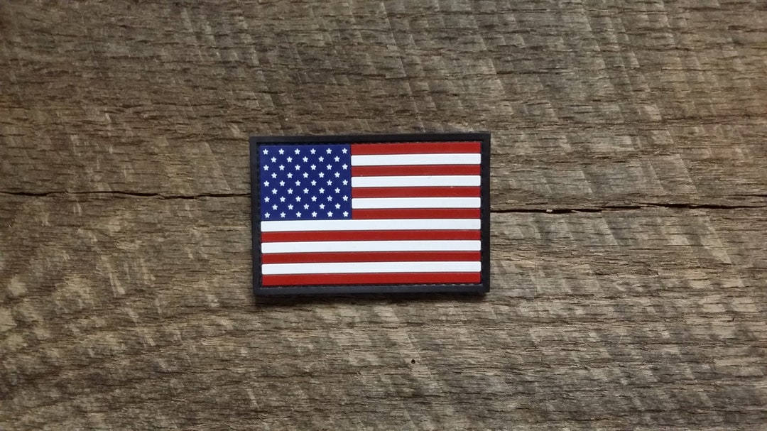American Flag PVC Patches - Etsy