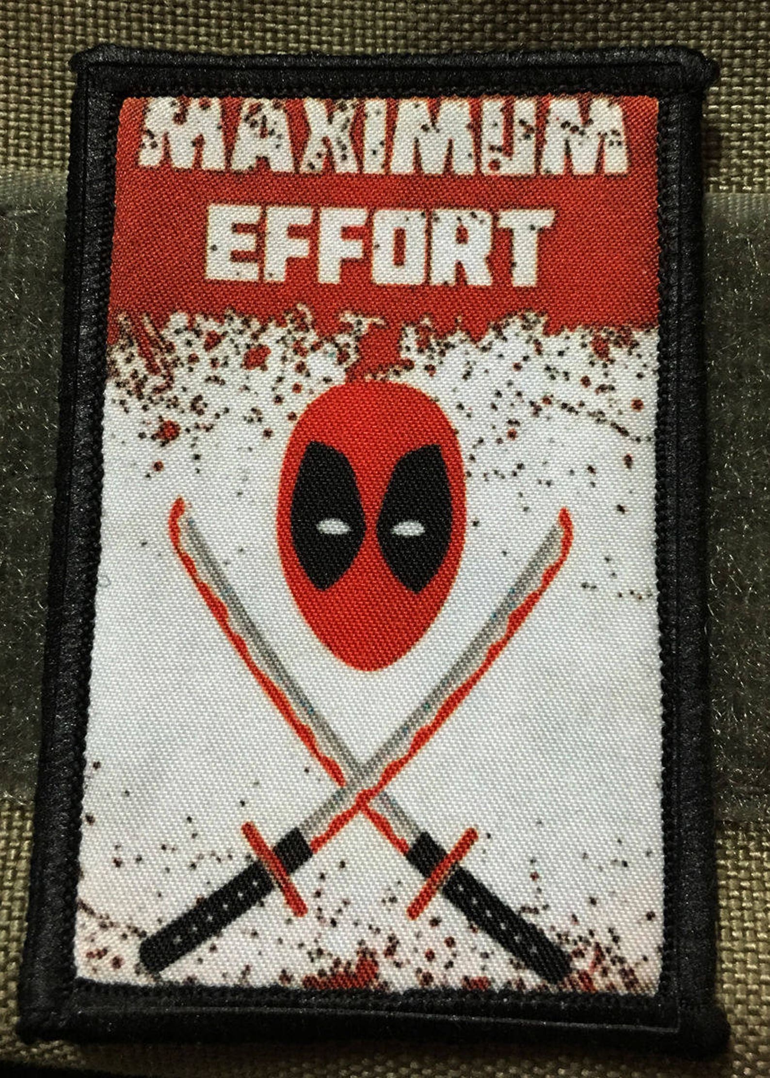 Deadpool Sublimation Patches | Etsy