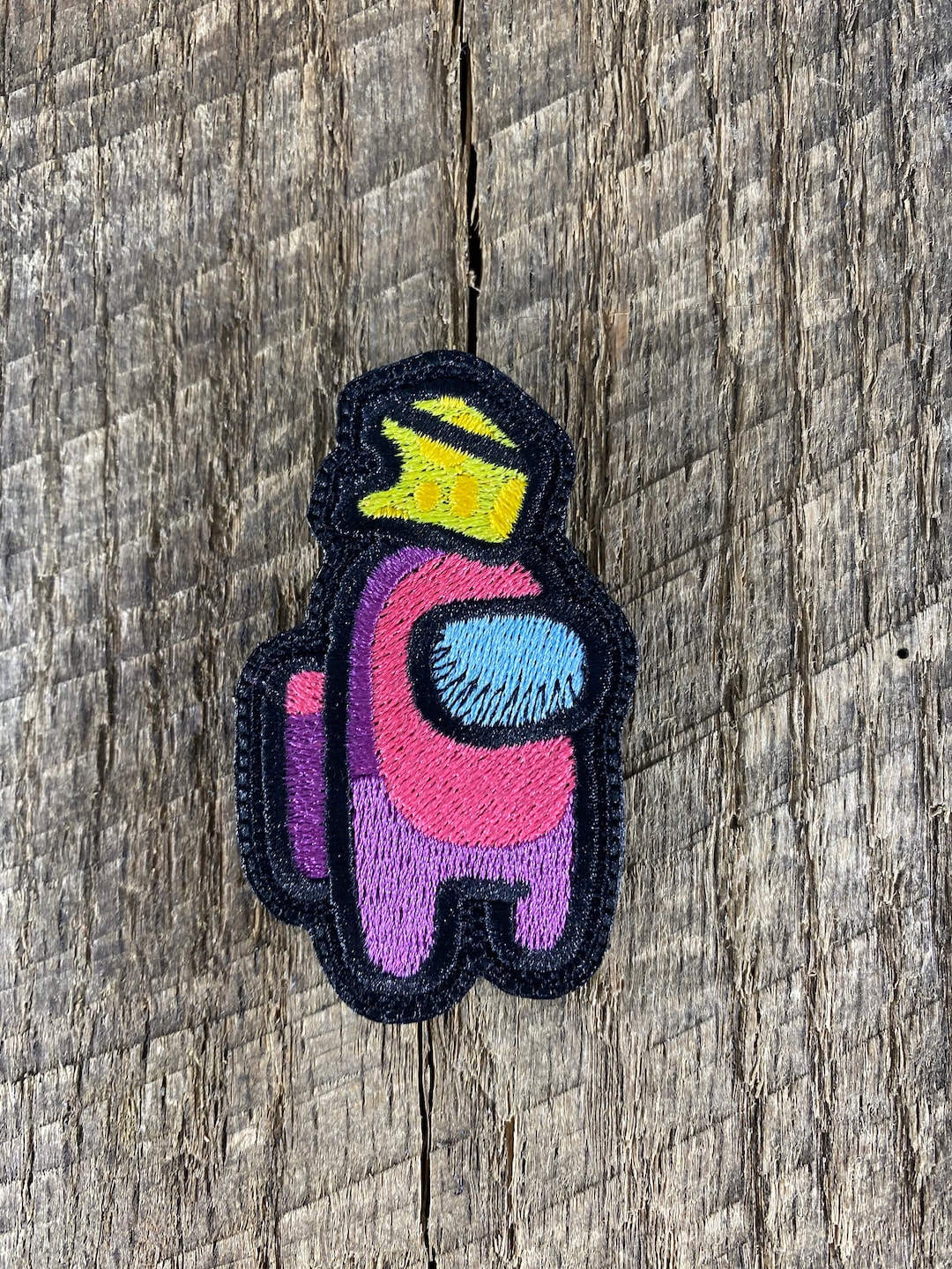 Among Us Crew Mate/imposter Cheese Hat Patch - Etsy