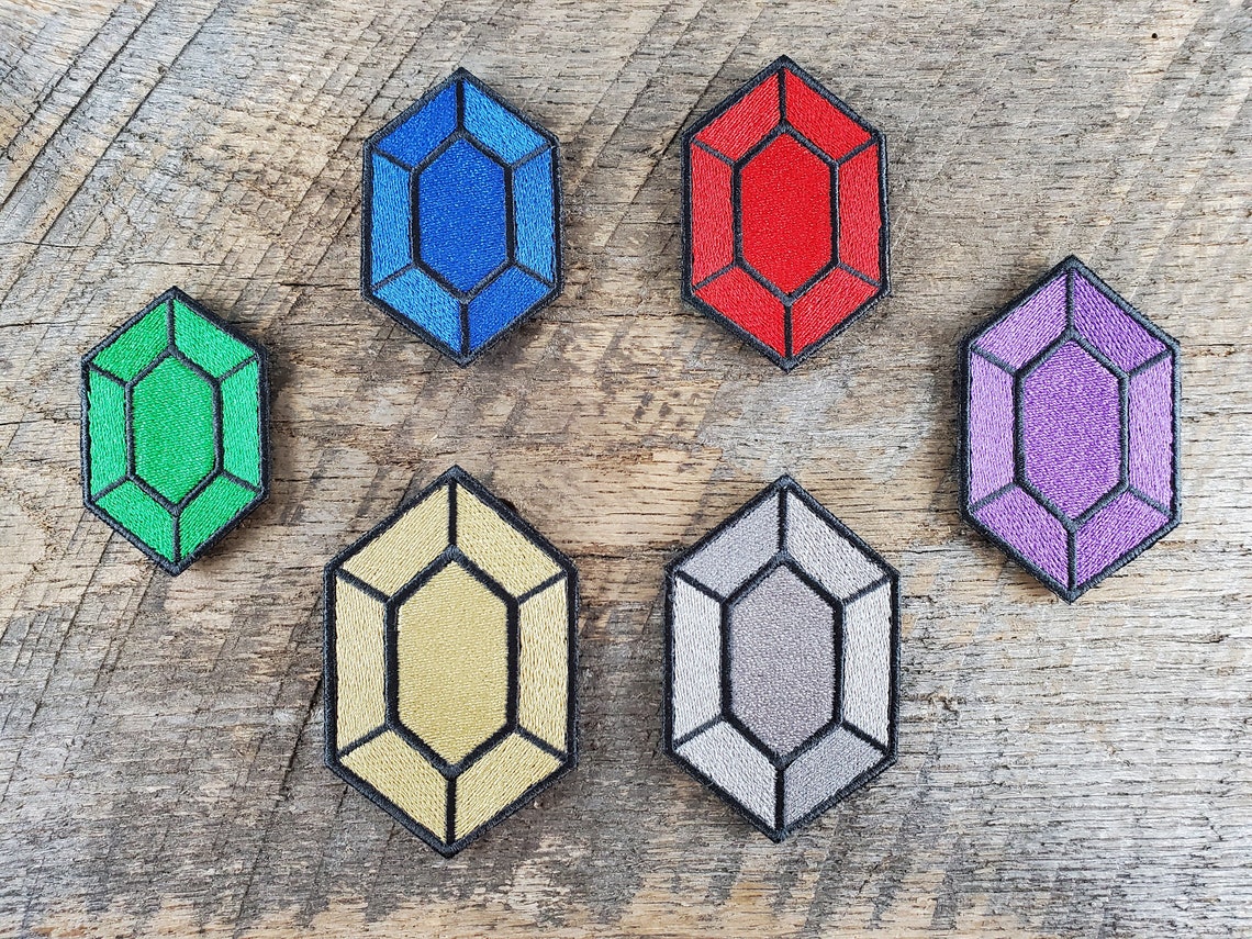 Legend of Zelda inspired Rupees 6 Pc Collection | Etsy