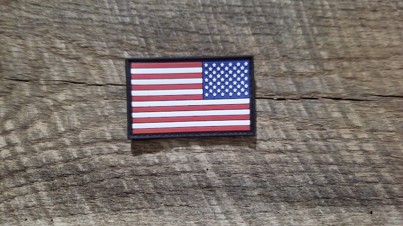 American Flag PVC Patches - Etsy