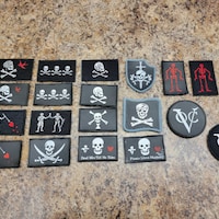 Legendary Pirate Flags Vinyl Tactical Morale Patches – Blackbeard ...