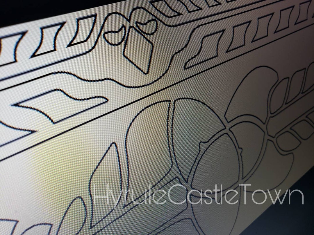 Botw 2 Princess Zelda Cape Trim Detail DIGITAL DOWNLOAD - Etsy