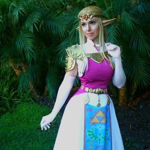 Zelda Cosplay Costume - Ocarina of Time Princess Zelda Crown Tiara - Etsy
