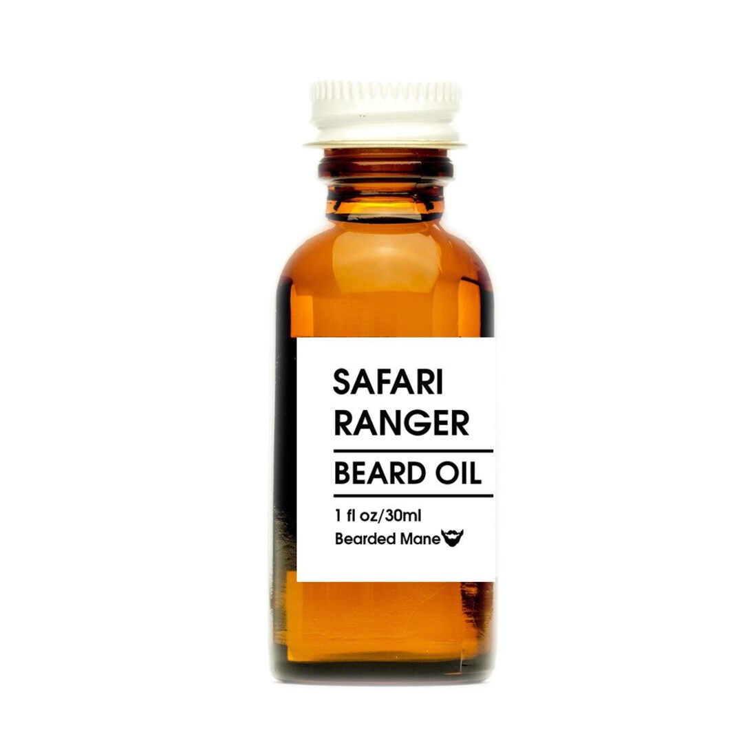 100 Organic And Natural Beard Grooming Oil By Bearded Mane 30ml Safari
