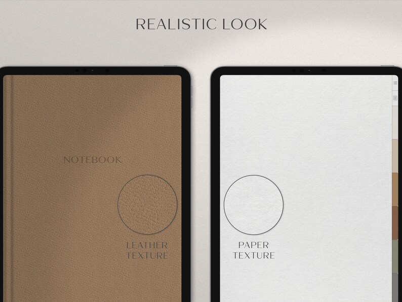 Bloc-notes numérique avec lien hypertexte pour GoodNotes | Agenda ...