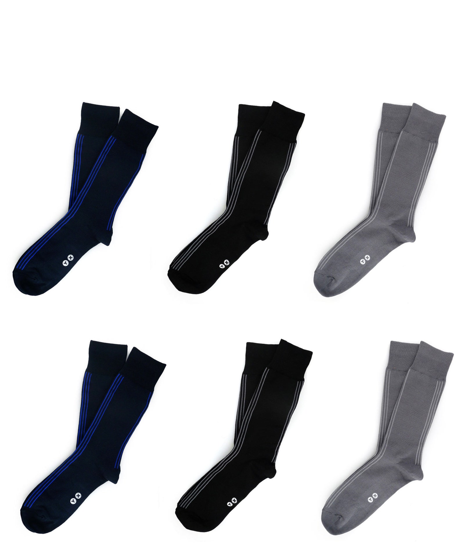 Calcetines de hombre, calcetines de vestir de paquete de 6, calcetines ...